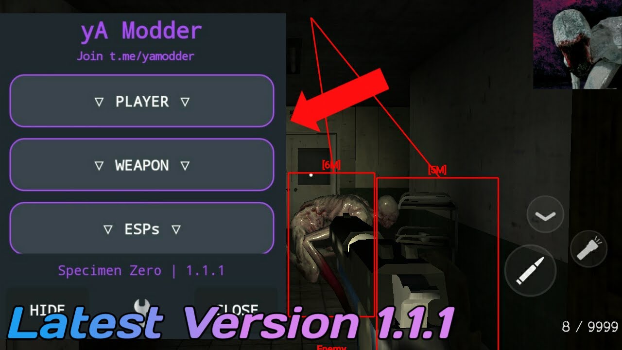 Specimen Zero Mega Mod Menu Version 1.1.1 | Unlocked All Skins & Map, ESP, God Mode - YouTube
