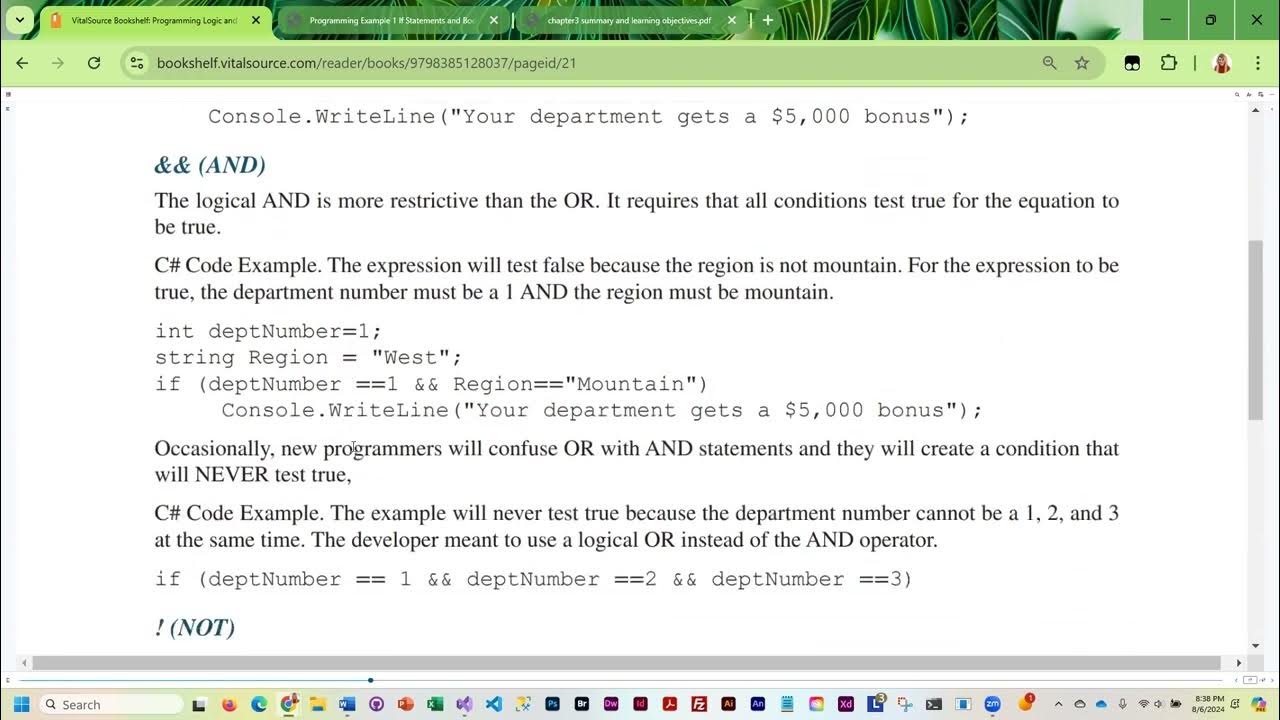 3 Chapter 3 Selection Structures and Boolean Expressions - YouTube