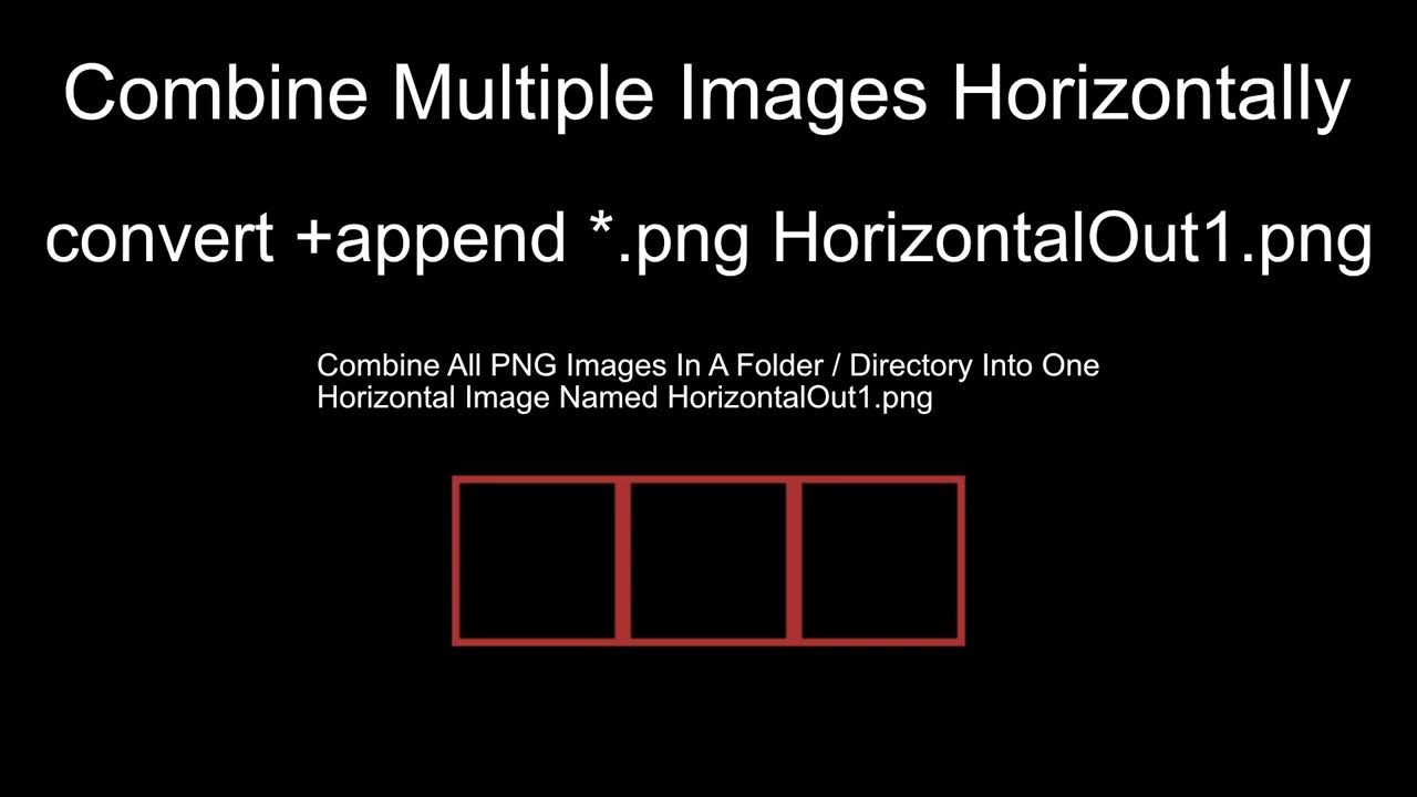 How To Combine Multiple Images Horizontally And Vertically In Linux And WSL2 Using ImageMagick ...