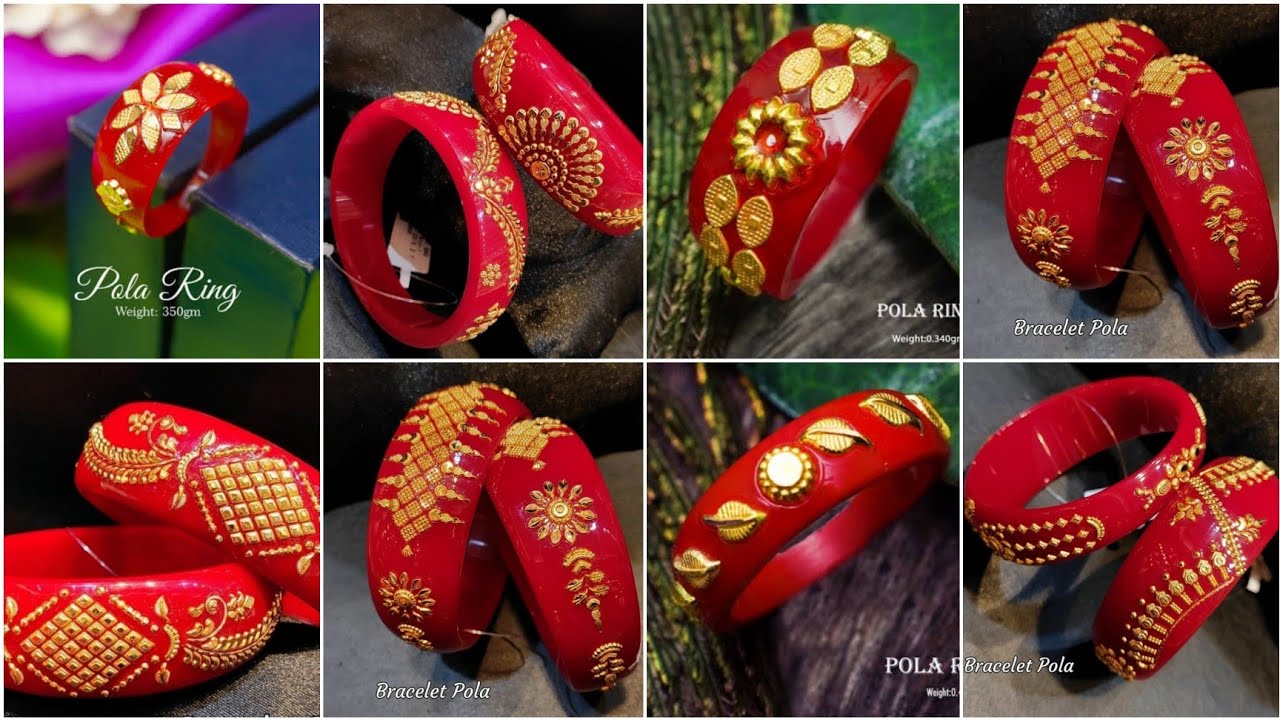 Gold Pola Rings Design ll সোনার পলা আংটির ডিজাইন ll weight & Price ...