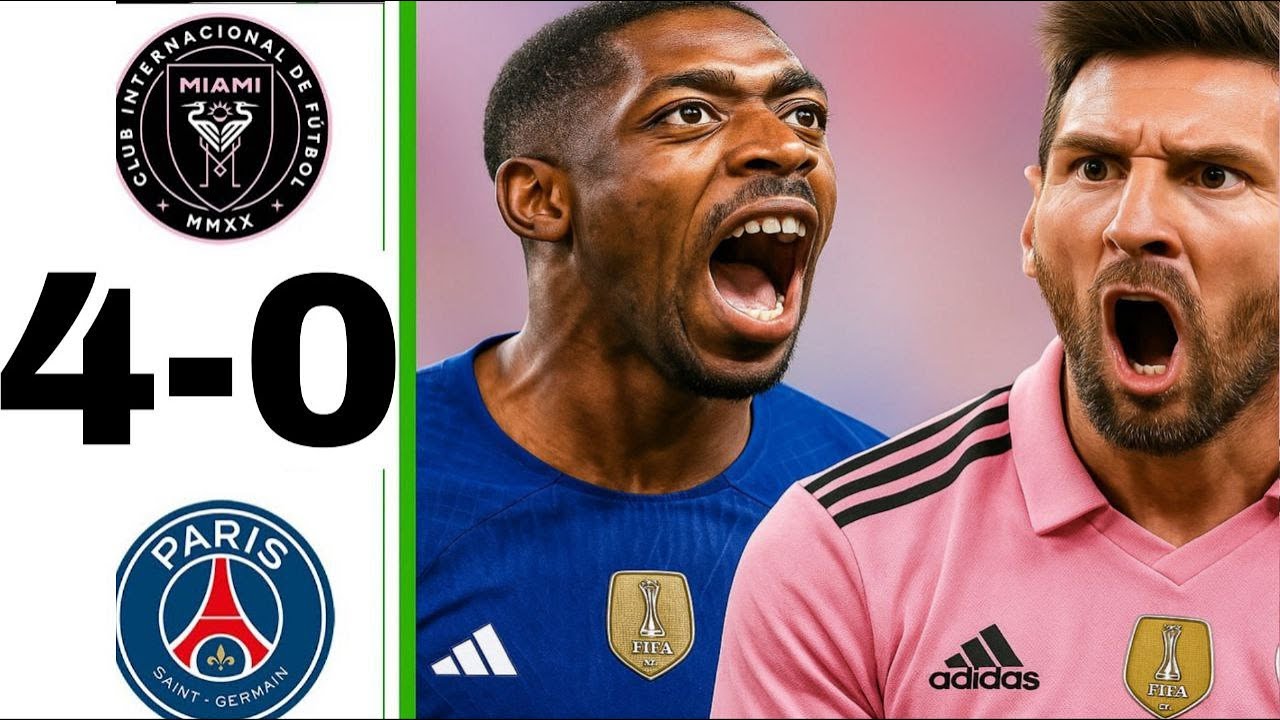 Inter Miami vs PSG 4-0 | Club World Cup 2025 - All Goals & Highlights ...