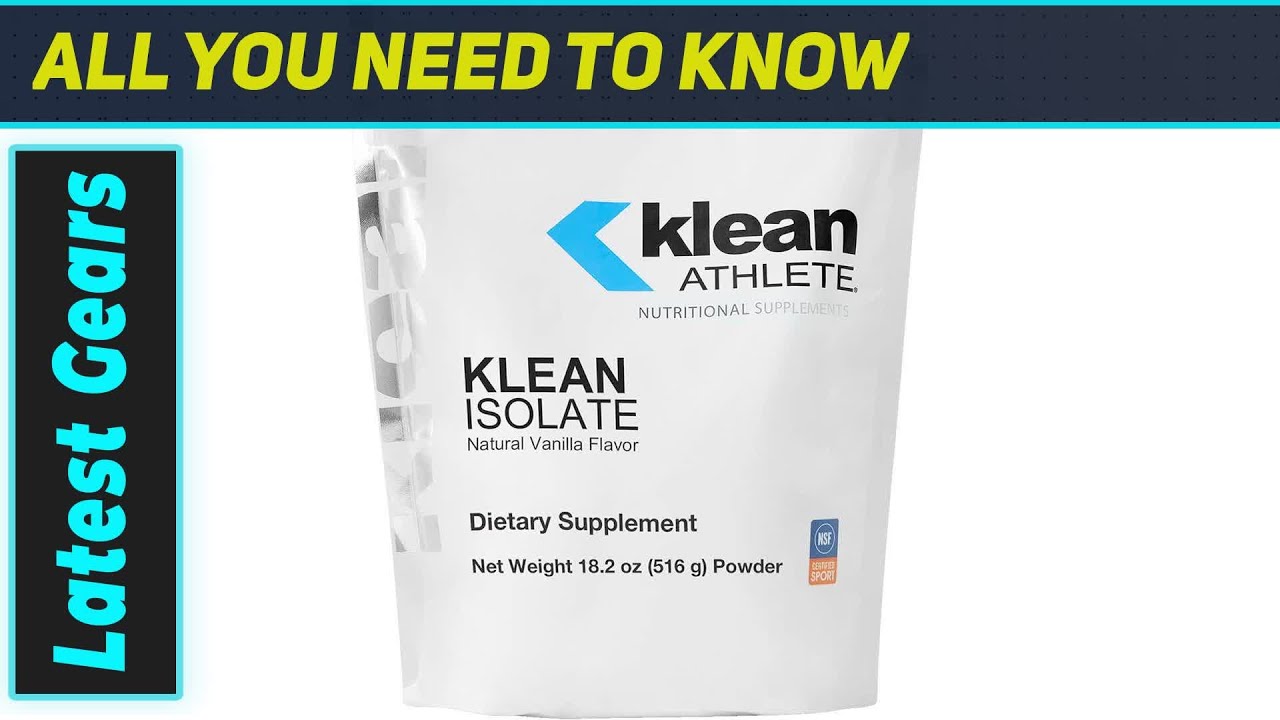 Klean ATHLETE Isolate: Best Protein for Athletes? - YouTube