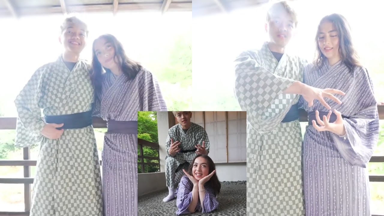 Jason & Sakura Take Cute Pictures In Their Yukatas ️ - YouTube