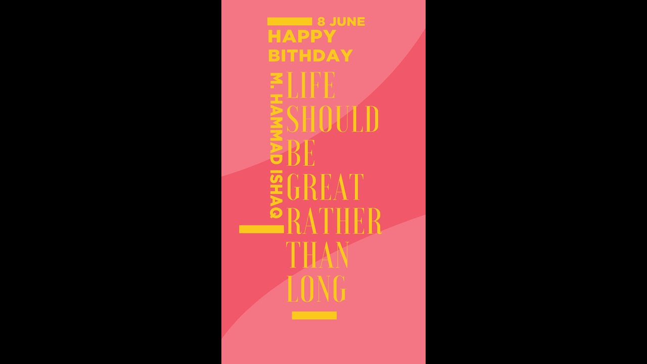 Simple Text Poster Procedure In Detail - YouTube