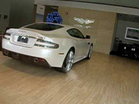 White Aston Martin DBS - YouTube