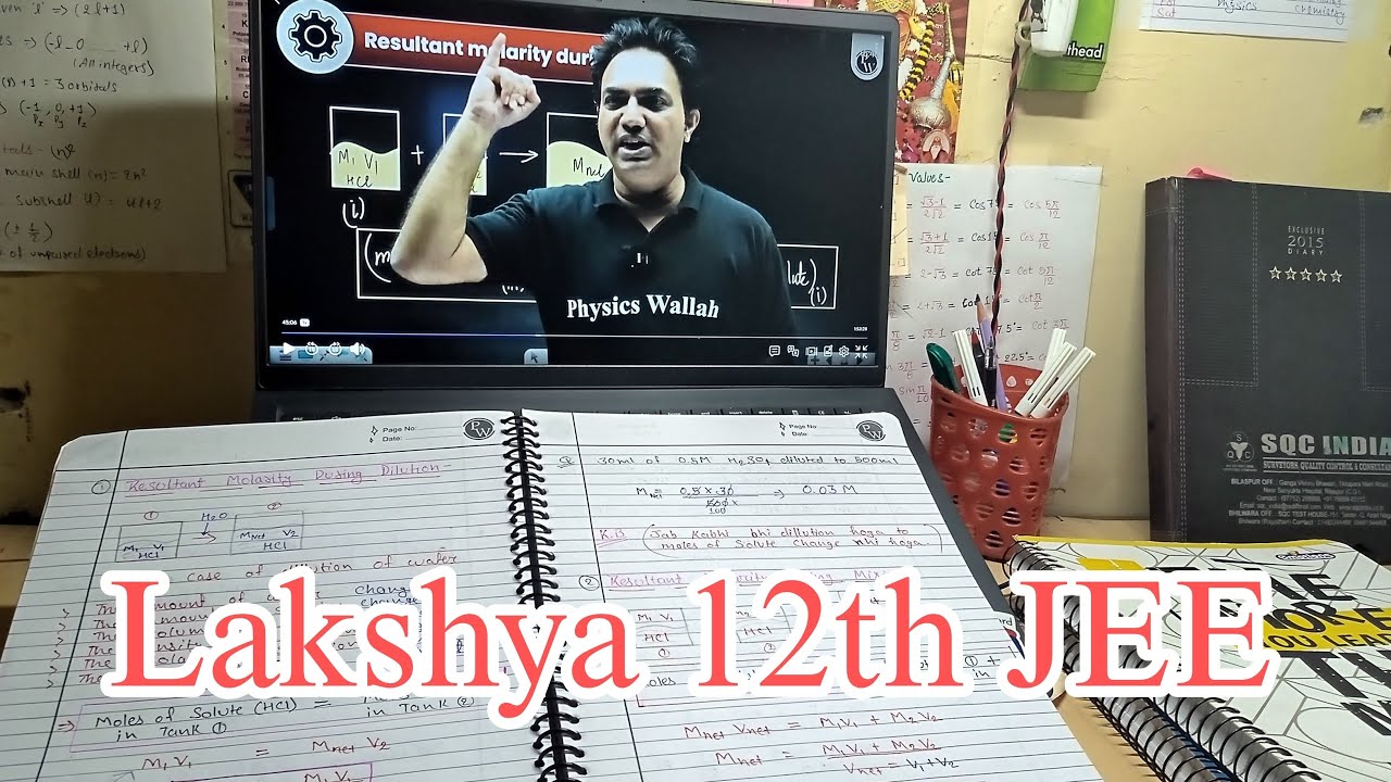 JEE 2026 Aspirant Attending Live Class | 12th Lakshya JEE - YouTube