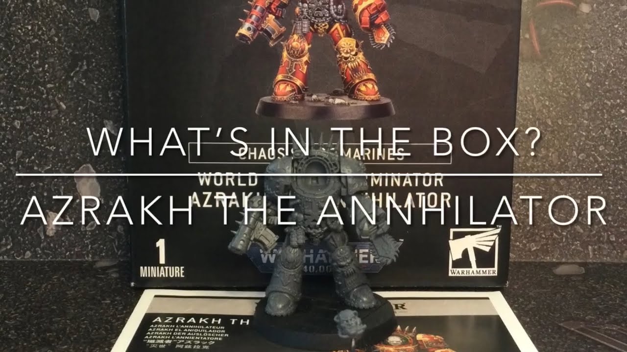 What’s in the box? - Warhammer+ Year 2 Miniature Azrakh the Annihilator ...