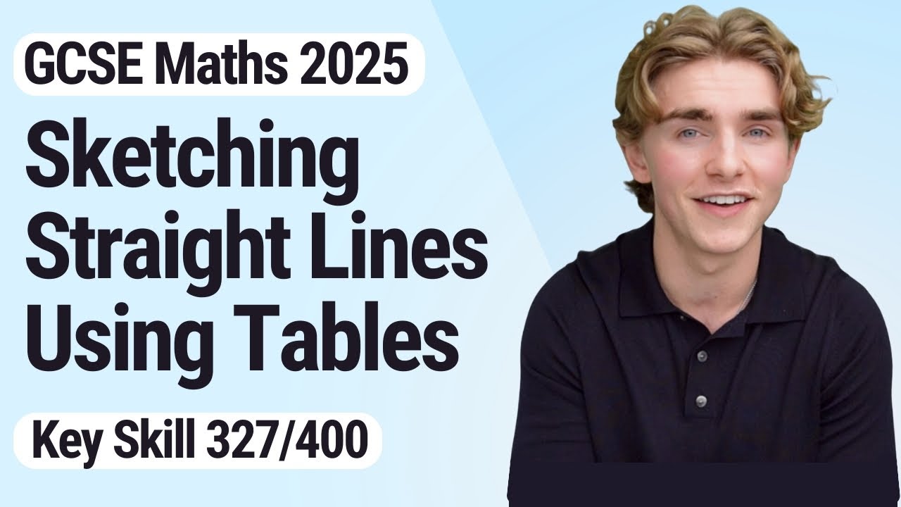 Sketching Straight Lines Using Tables | GCSE Maths 2025 | 327/400 - YouTube