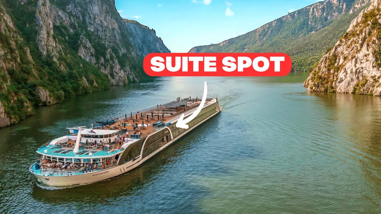 On board the Largest River Ship in Europe! Our SUITE is a must see ...