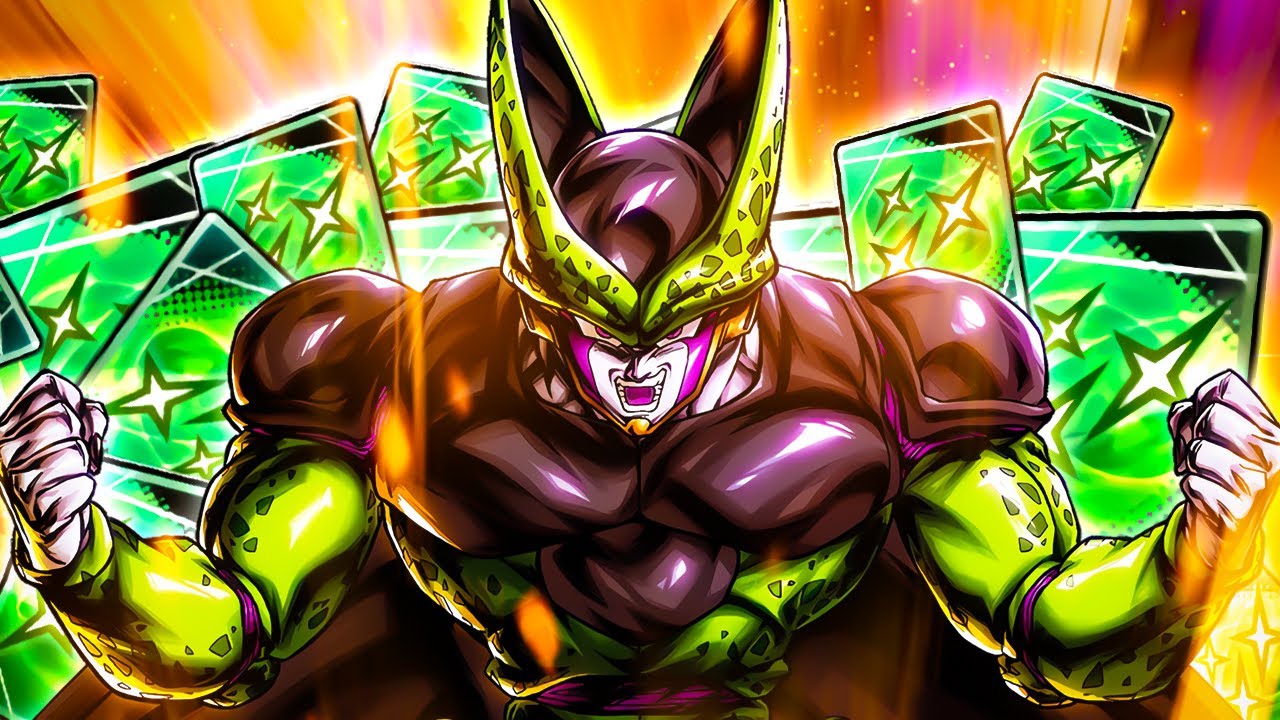 (Dragon Ball Legends) SPAMMING GREEN CARDS WITH LF PERFECT FORM CELL ...