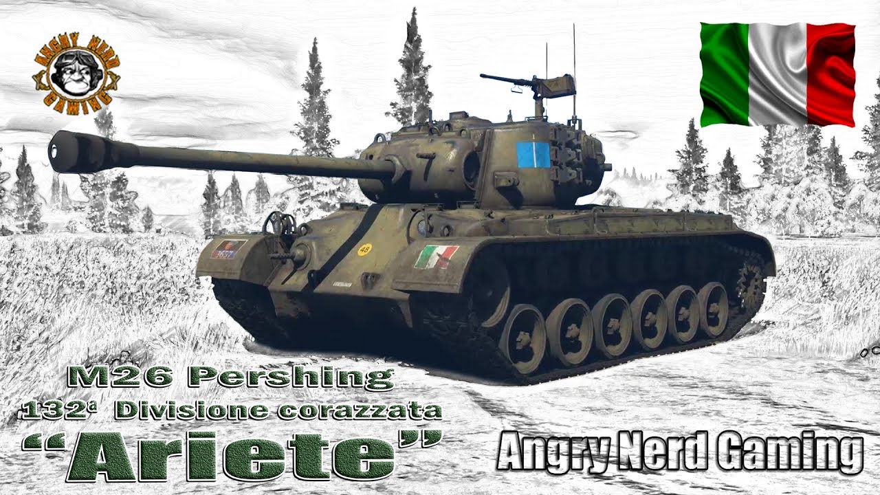 War Thunder: M26 “Ariete”, Italian, Tier-4, Premium Medium Tank - YouTube