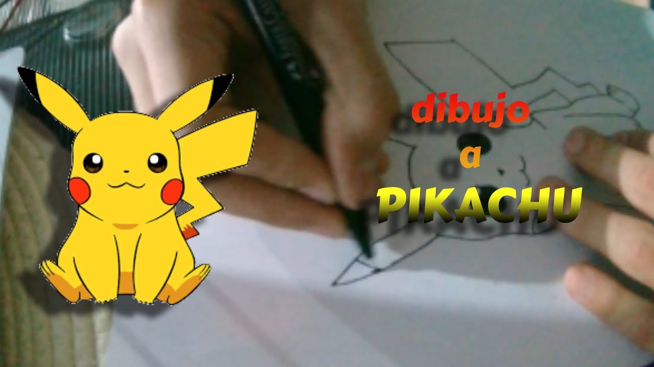 Dibujando a Pikachu/P.T1 - YouTube