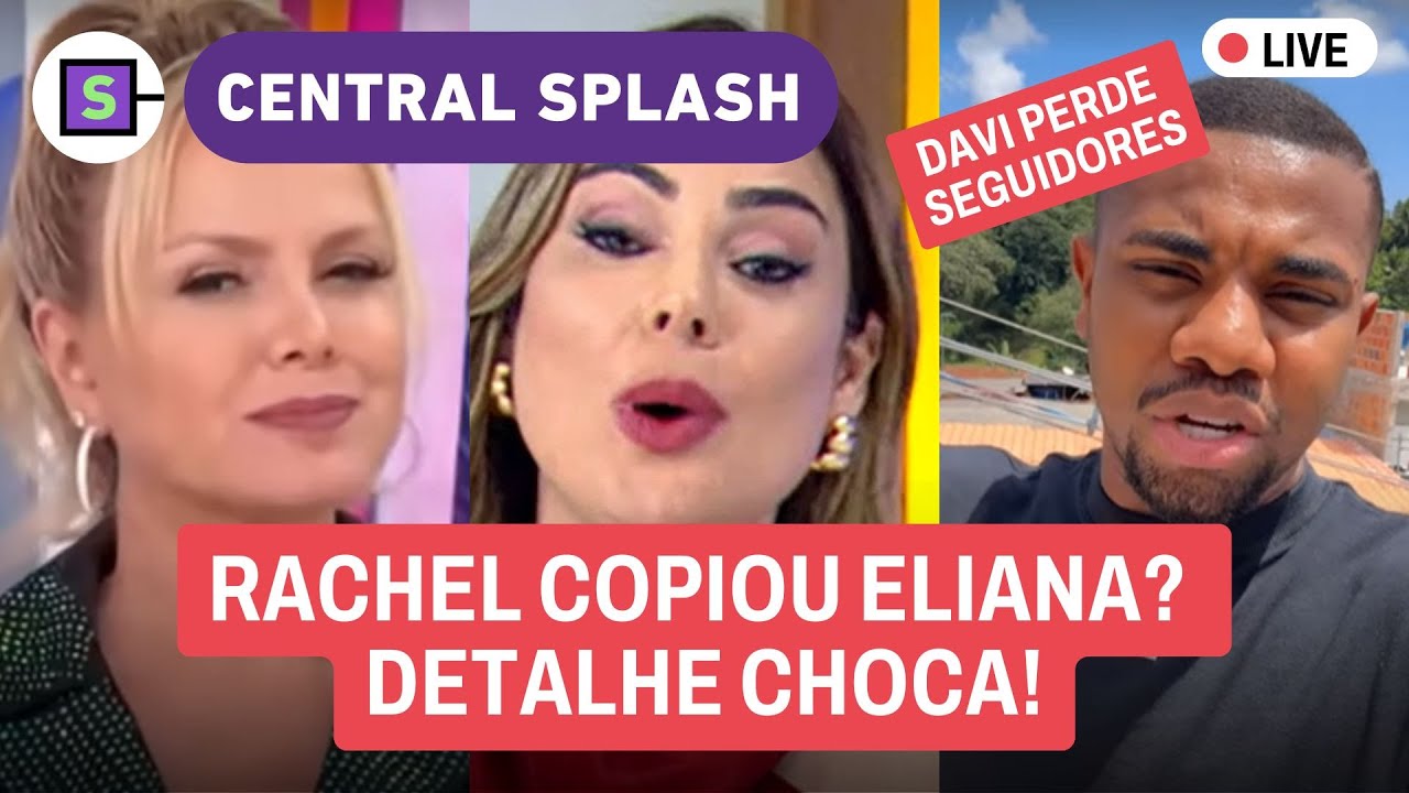 🔴Famosa é assaltada, veja vídeo! Davi x Mani! Rachel x Eliana! Hickmann ...