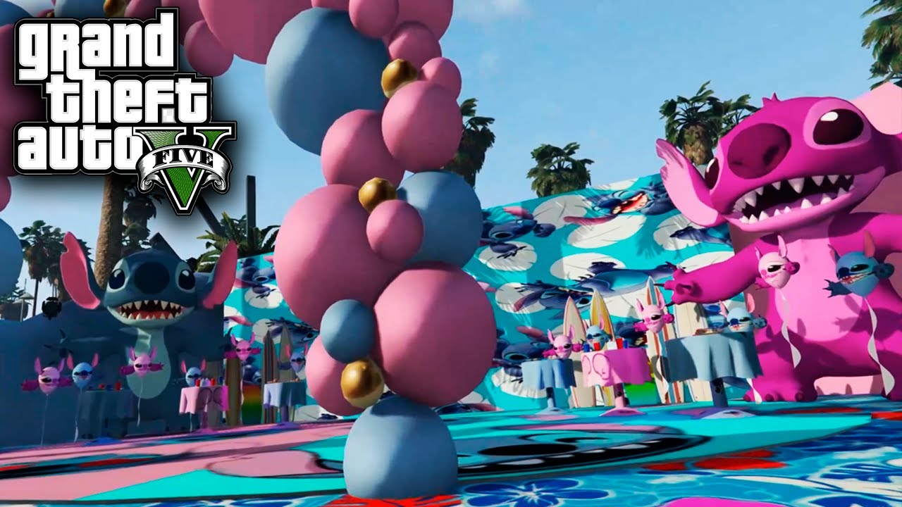 Stitch party Map GTA V FiveM - YouTube