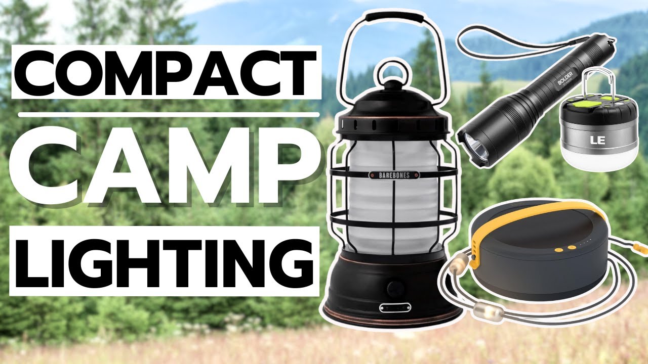 Camp Lighting For SMALL Spaces | Lanterns, String Lights & More! - YouTube