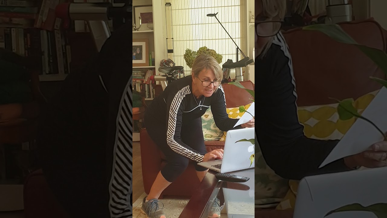 Sharon Levin: Lockdown exercise for fun - YouTube