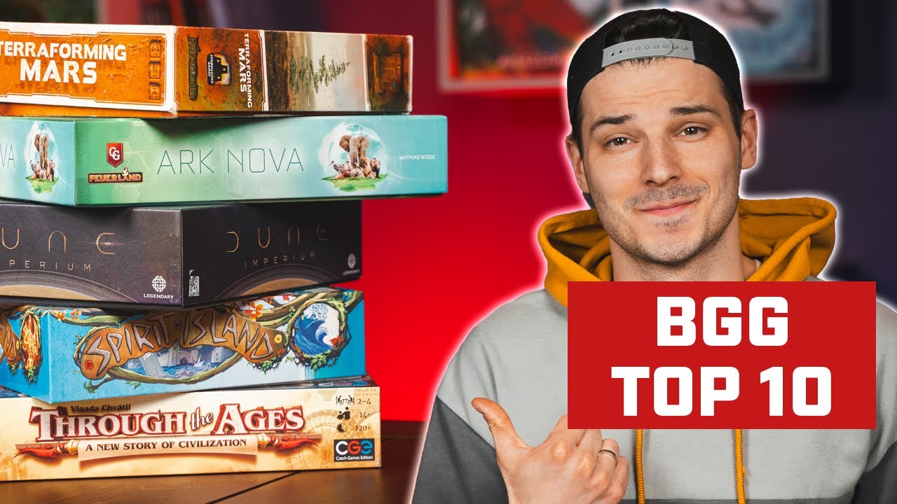 Rearranging the BGG Top 10 Best Board Games of All Time List - YouTube
