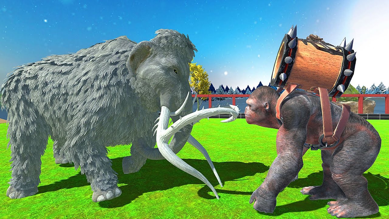 Epic Showdown Mammoth vs Mutant Primates – Animal Revolt Battle ...