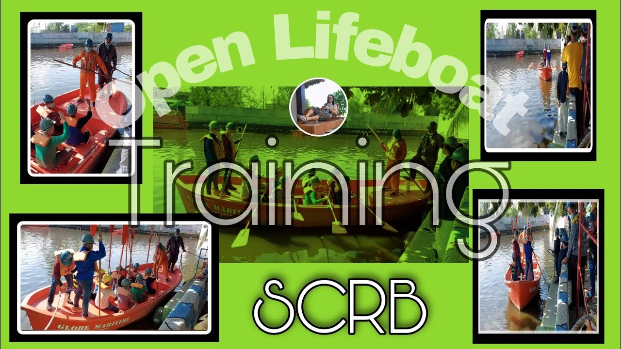 SCRB TRAINING (OPEN TYPE LIFEBOAT DEMO)@lucky8vlogs - YouTube