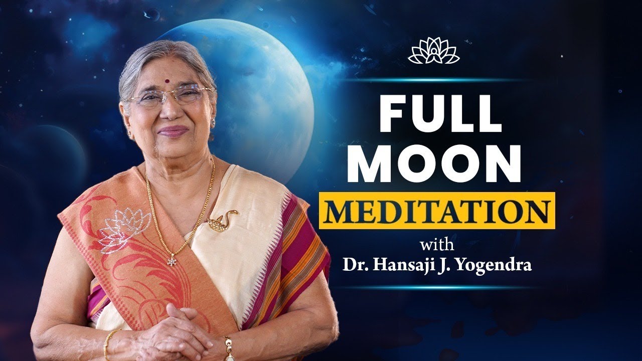 Full Moon Meditation Live | The Yoga Institute - Dr. Hansaji Yogendra ...