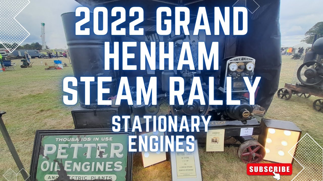 2022 Grand Henham Steam Rally stationary engines - YouTube