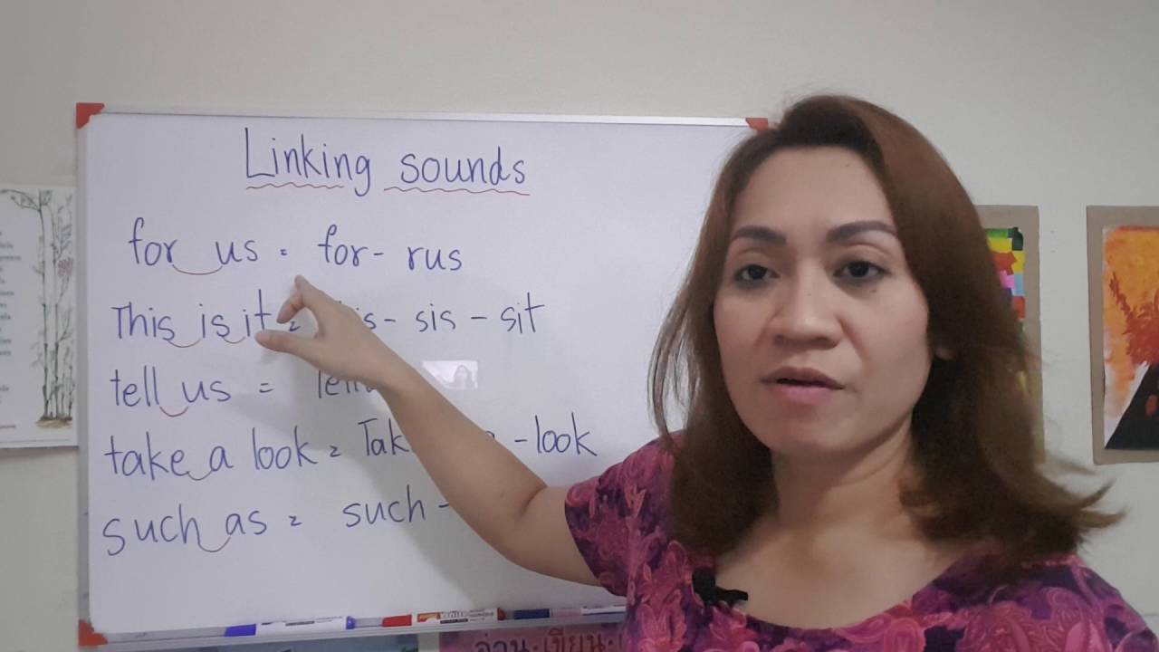 Linking sound. เทคนิคการเชื่อมเสียงให้เหมือนฝรั่ง - YouTube
