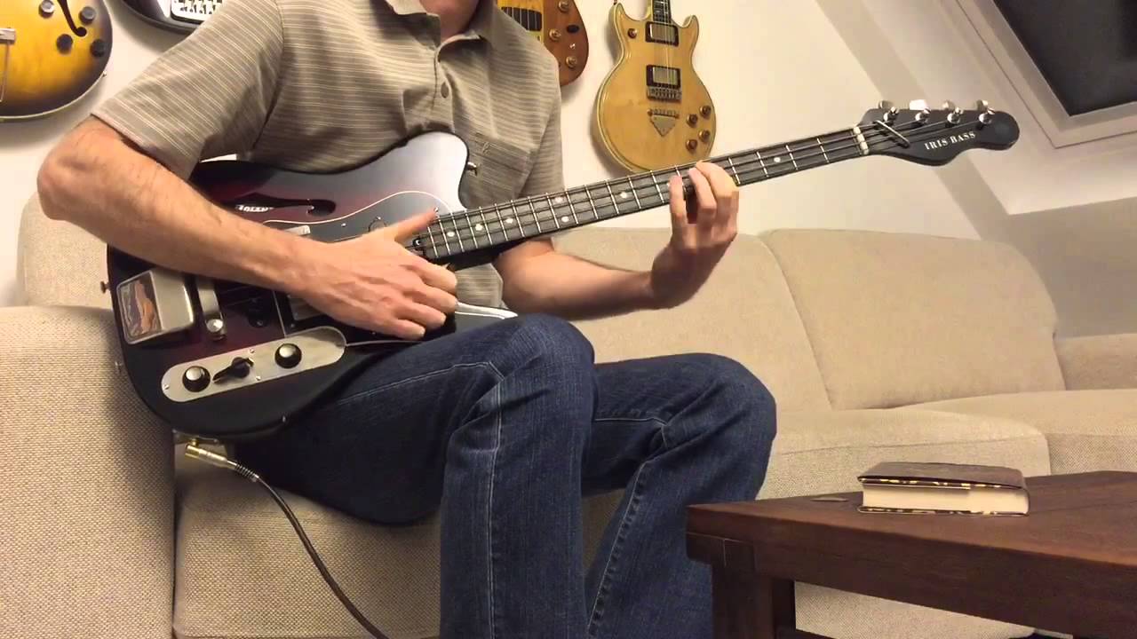Jolana Iris bass slap style - YouTube