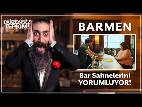BARMEN BAR SAHNELERİNİ YORUMLUYOR! | Barmen ile DÜZENSİZ TEPKİME | w/ Sushi