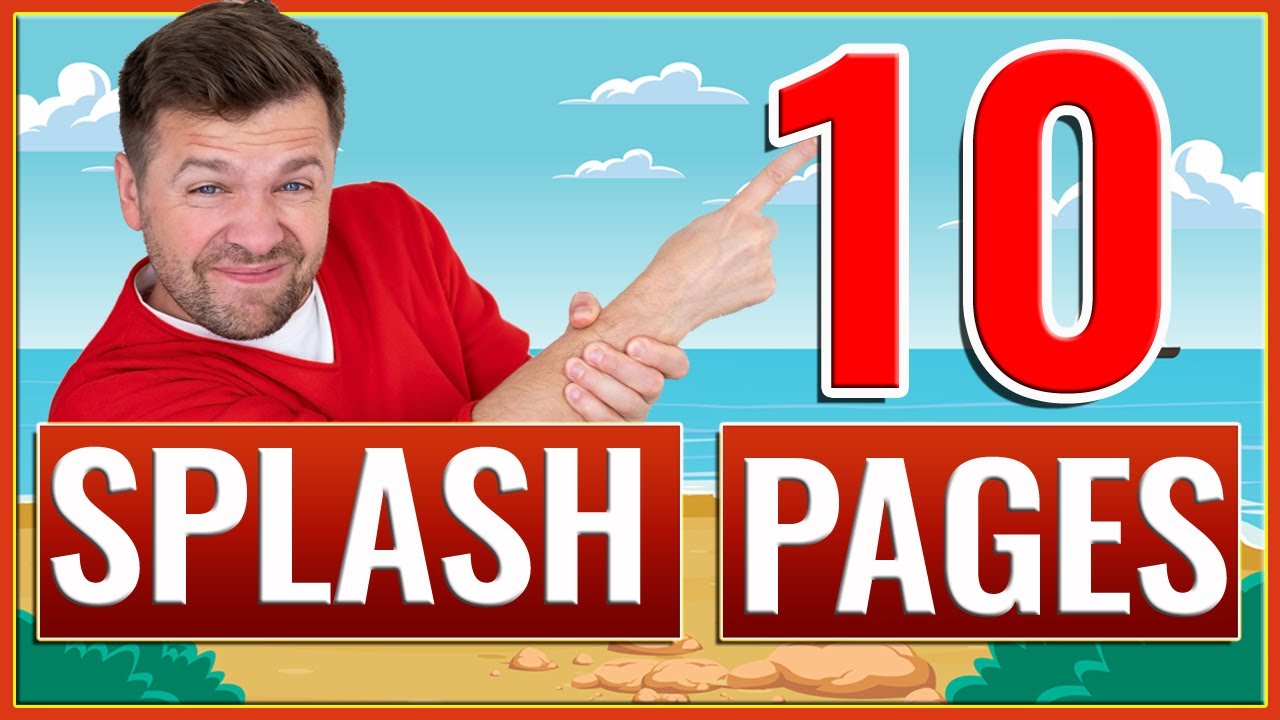 10 Epic Splash Pages That Will Inspire You To Create Your Own - YouTube