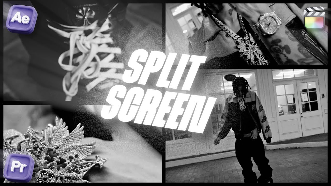 INSANE SPLIT SCREEN Effect + (FREE OVERLAYS & PROJECT FILE) - YouTube