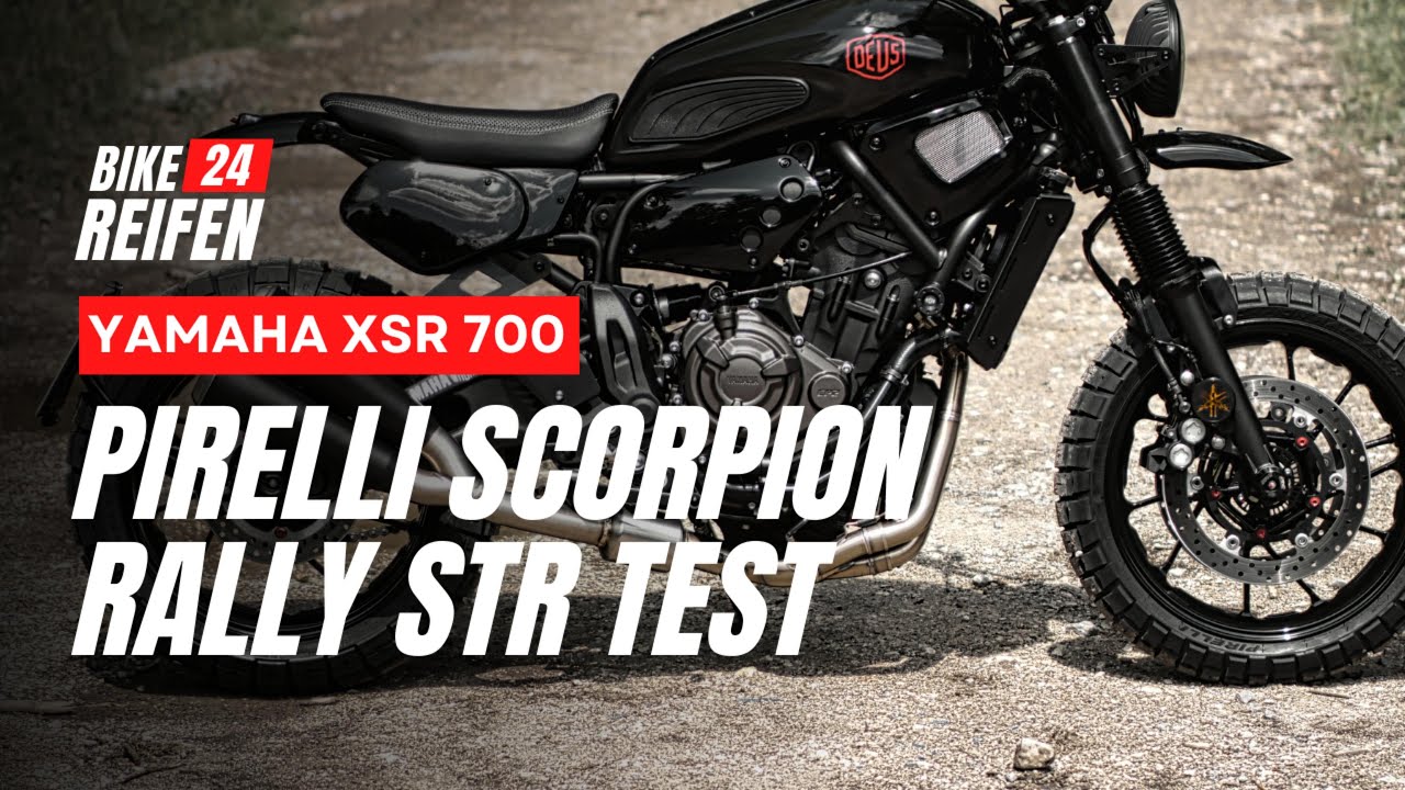 Pirelli Scorpion Rally STR Test auf Yamaha XSR700 Scrambler - YouTube