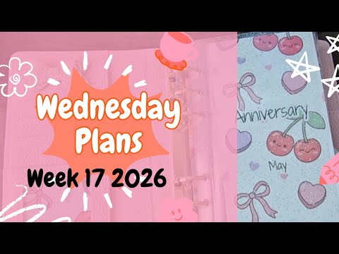 WEDNESDAY PLANS WEEK 17 2026 | CASH STUFFING BUDGETING SAVINGS CHALLENGES £335 I booked a holiday☀️