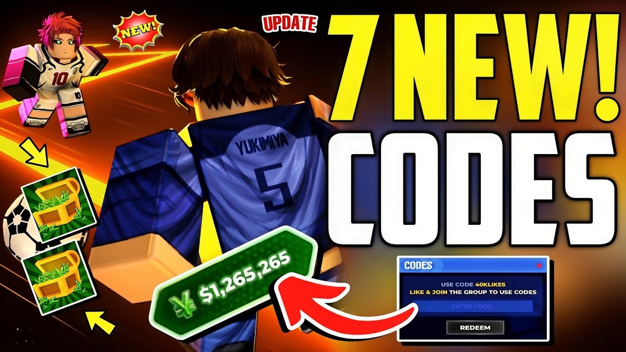 ⚠️UPDATE!⚡REDEEM⚠️BLUE LOCK RIVALS ROBLOX CODES 2025 - BLUE LOCK RIVALS ...