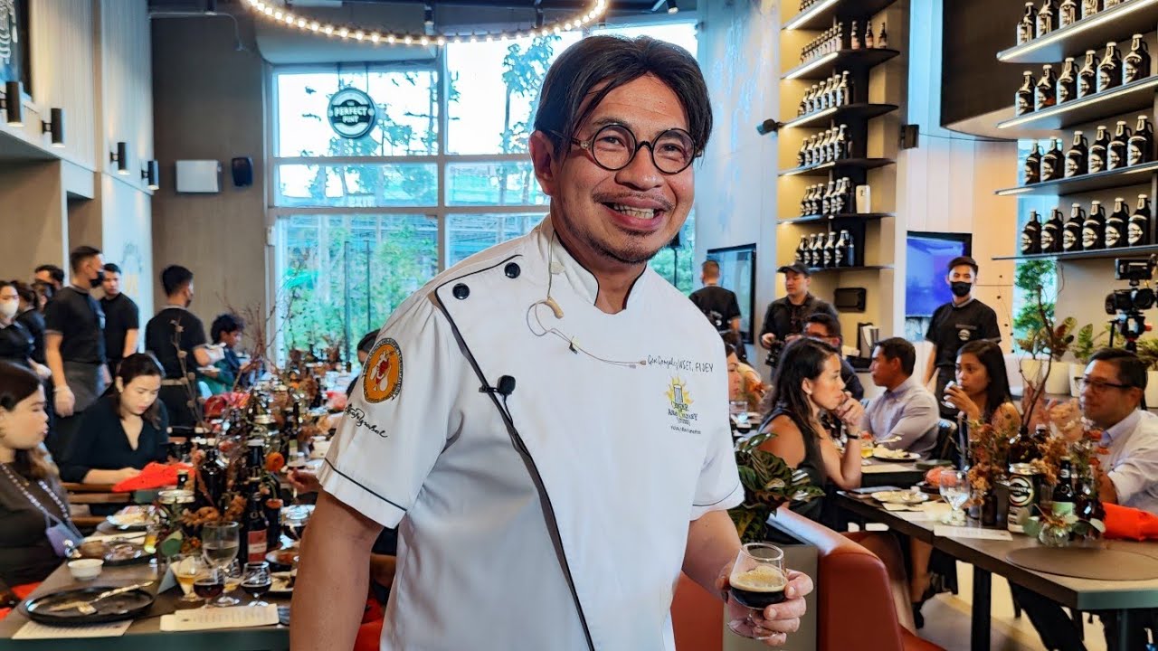 The Perfect Pint beer pairing with Chef Gene Gonzalez - YouTube