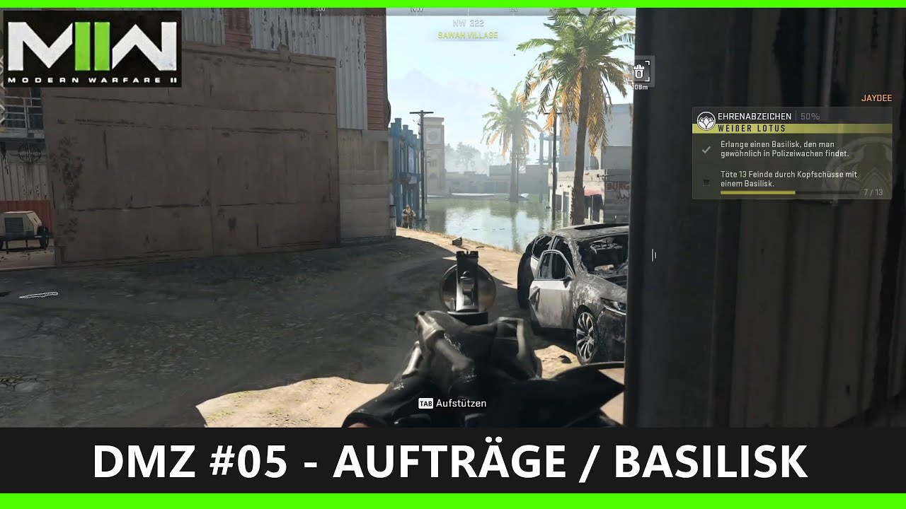 DMZ Gameplay #05 - Aufträge / Basilisk ★ Modern Warfare II - YouTube