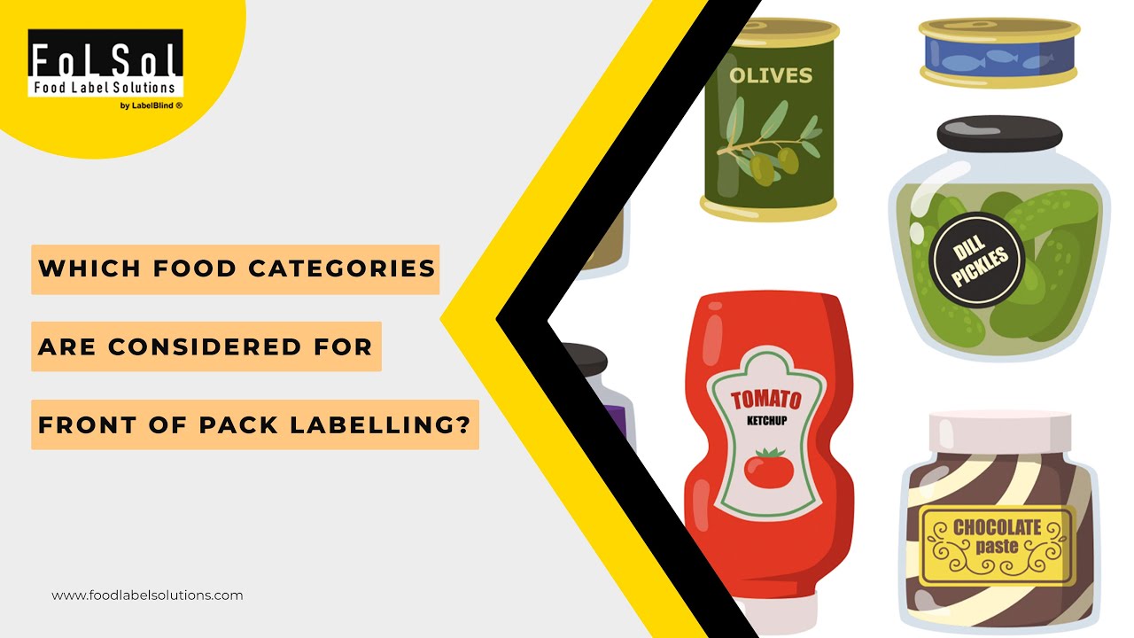 Which Food Categories are Considered for Front of Pack Labelling # ...
