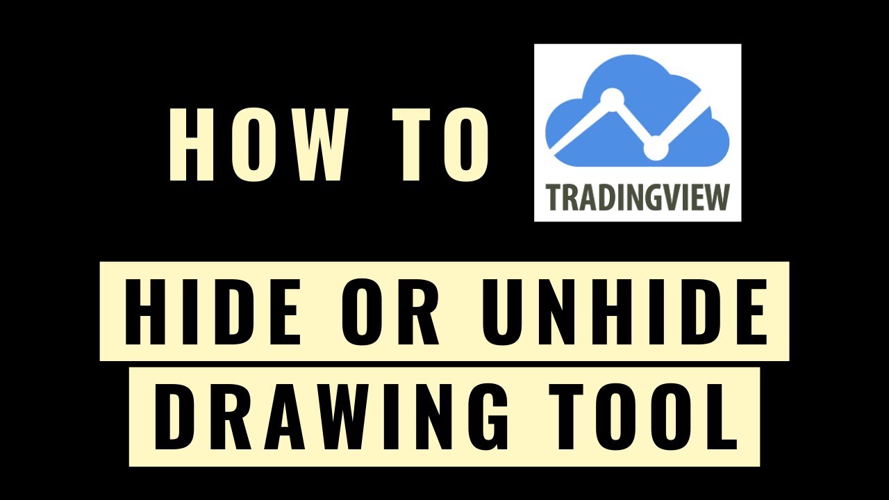 How to Hide or Unhide Drawing Tools on TradingView - YouTube