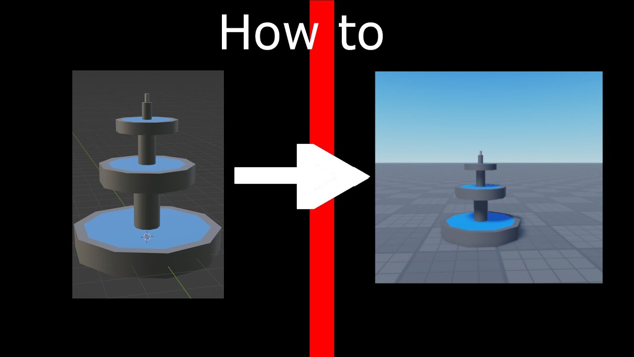 How to make something in blender and export it to Roblox - YouTube