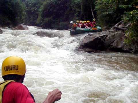 Slim River Water Rafting in Grade 2 rapids - YouTube