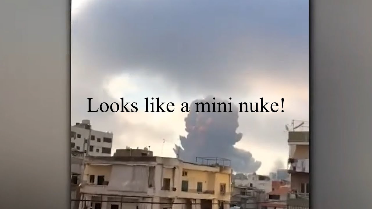 Beirut rocked by a possible nuclear or chemical explosion in Lebanon ...