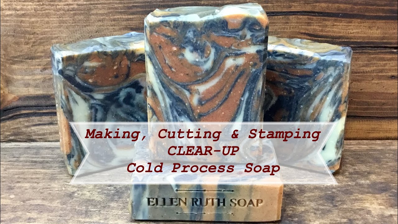 Making CLEAR-UP Cold Process Soap using Witch Hazel & Aloe Vera juice ...