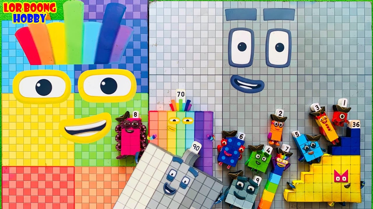 Meet Numberblocks NEW 1796 Puzzle Tetris Shape| ASMR chirping of birds ...