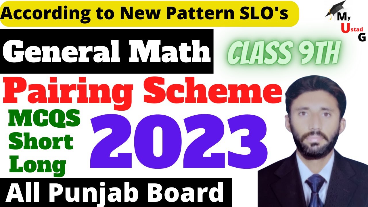 General Math Scheme 9th Class 2023 | 9th Class General Math Pairing ...