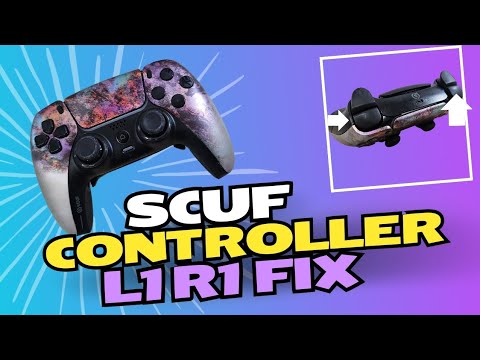 PS5 SCUF CONTROLLER L1 R1 BUTTONS REPLACEMENT - YouTube