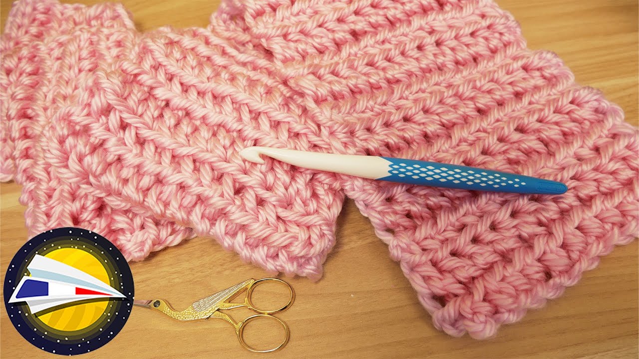 Crocheter une écharpe XXL avec 1 pelote | simple & rapide pour l ...