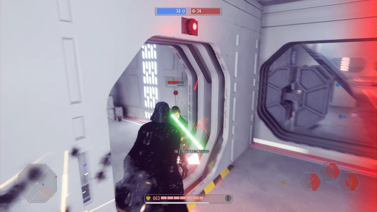 Battlefront 2 HvV Darth Vader Gameplay - YouTube