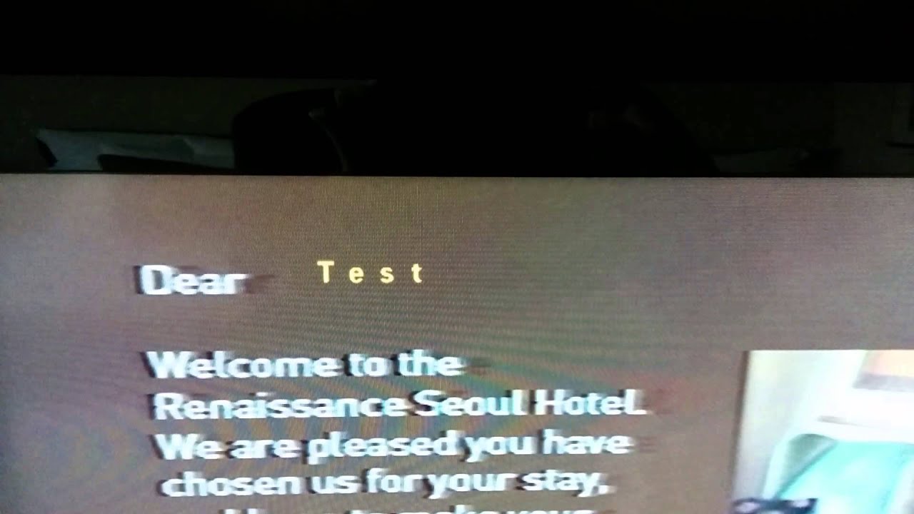 Welcome message when you first turn on the TV - YouTube