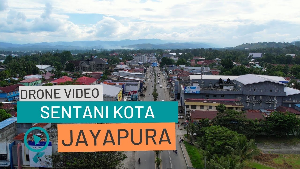 SENTANI KOTA KABUPATEN JAYAPURA PAPUA | DRONE VIDEO - YouTube