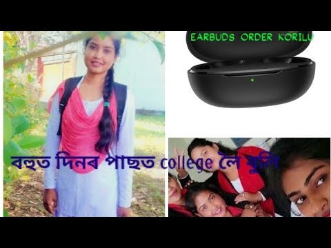 Namrup college//admission buli//vlog//logote order korilu earbuds ...