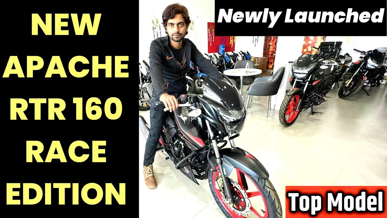 New Tvs Apache RTR 160 2v Race Edition Launched | Review, Features & On ...